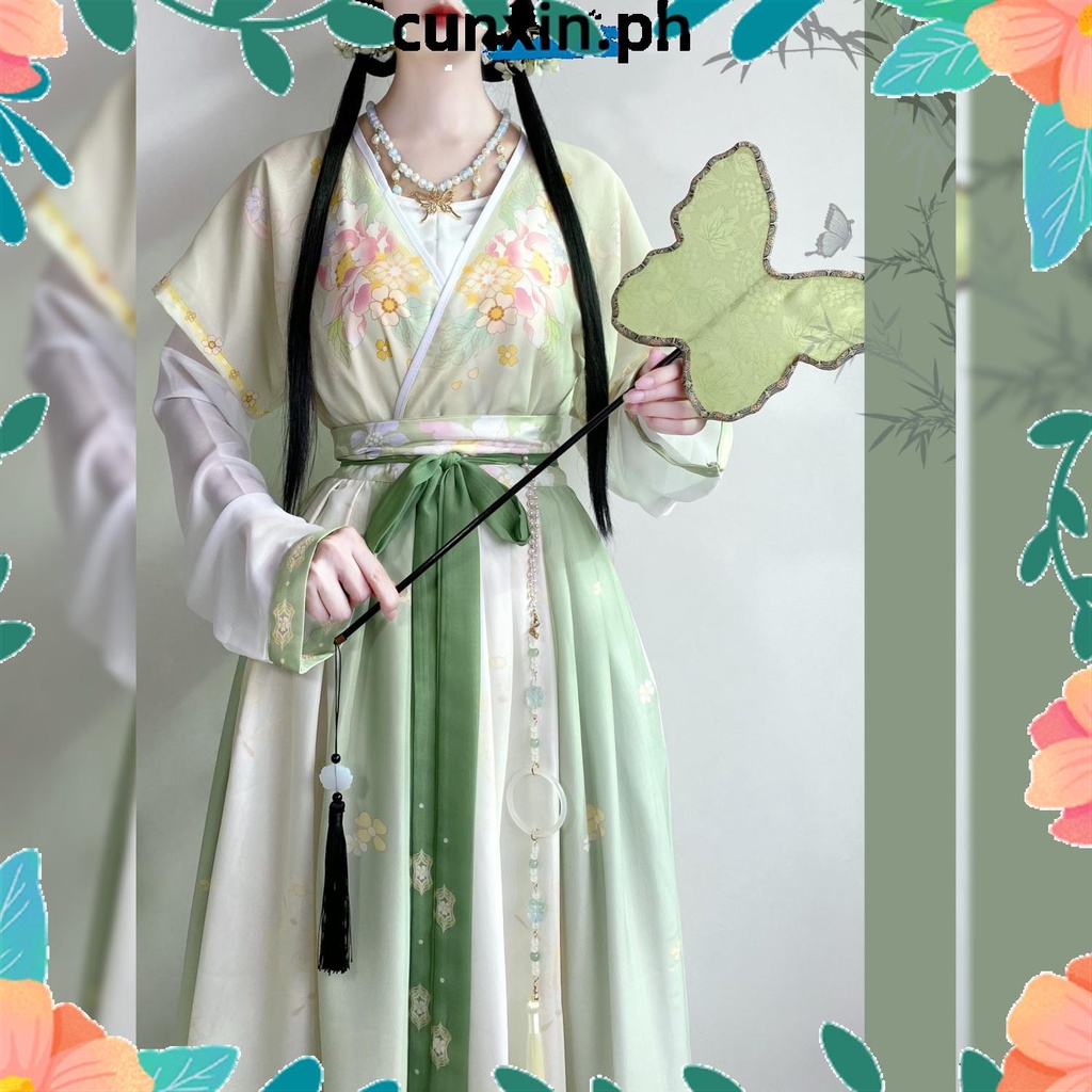 Tao Ruochunfeng [Ruqing] Hanfu Female Tang Made Robe Waist-Length ...