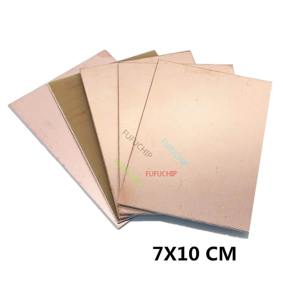 5 pcs FR4 PCB Single Side Copper Clad plate DIY PCB Kit Laminate ...
