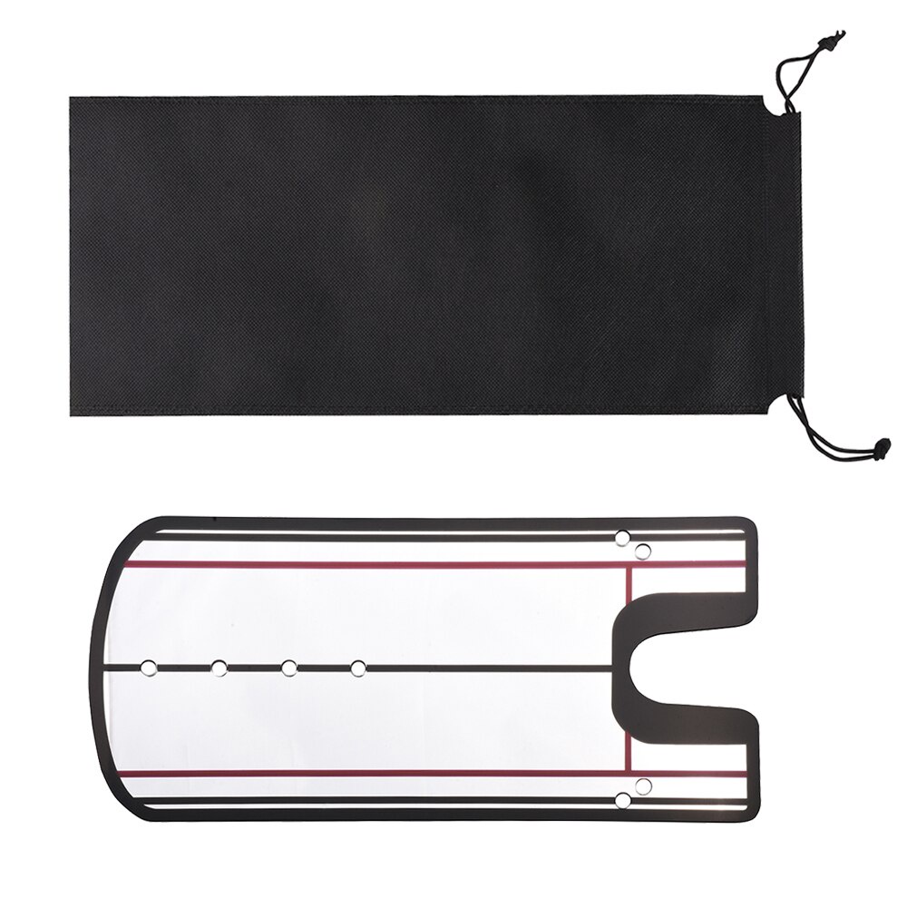 Golf Putting Mirror Alignment Training Aid Swing Trainer Golf Putter ...