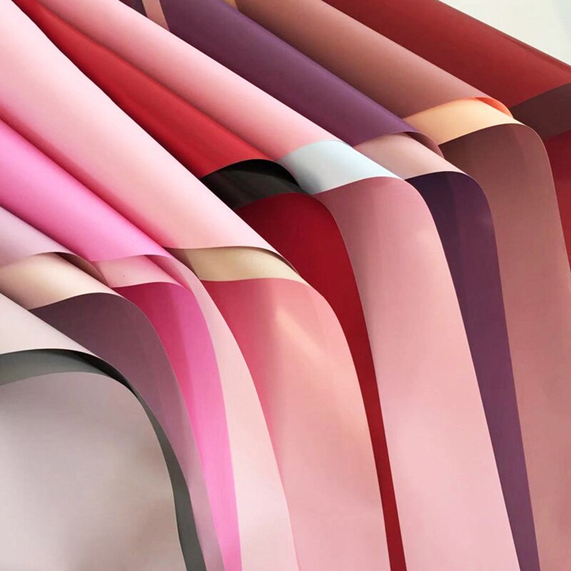 20pcs Korean Flowers Paper Packaging Gift Wrapping Neutral Color ...