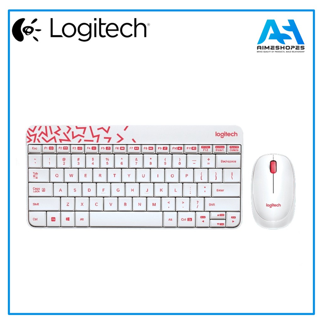 Logitech Mk240 Nano Wireless Keyboard And Mouse Combo White Shopee Philippines