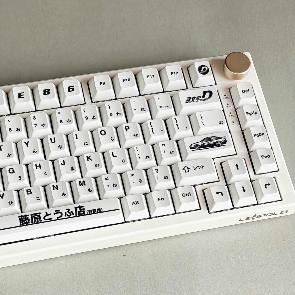 ﺴ AE-86 Initial D Keycaps PBT Dye-sub Cherry Profile Keycap Custom ...