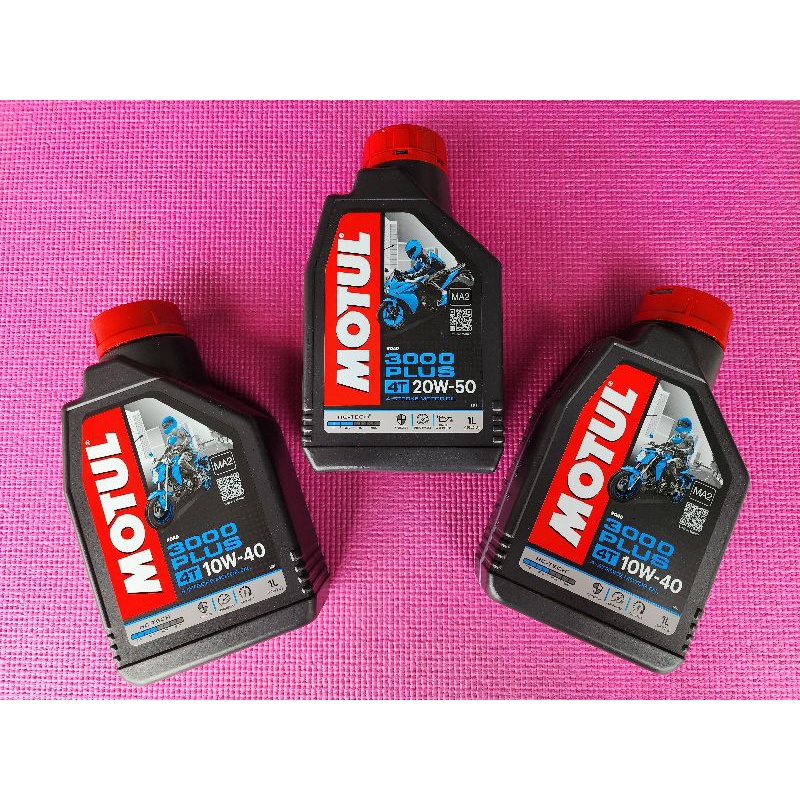 Motul 3000 plus 10w40 and 20w50 1L | Shopee Philippines