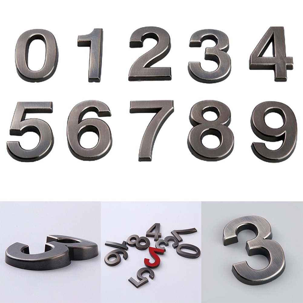 Stylish Door Numbers House Number Apartment Door Number Door Plate Sign ...