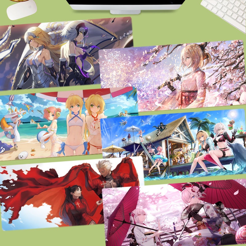 Oversized fate animation creative table mat keyboard mat personalized ...