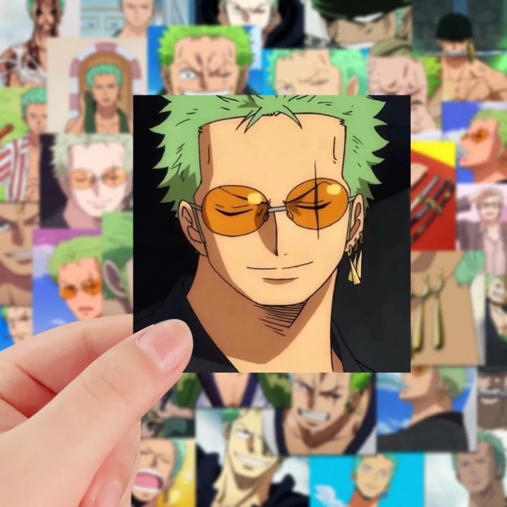 10/30/54pcs ONE PIECE Stickers Roronoa Zoro Anime for Kids Toy DIY ...