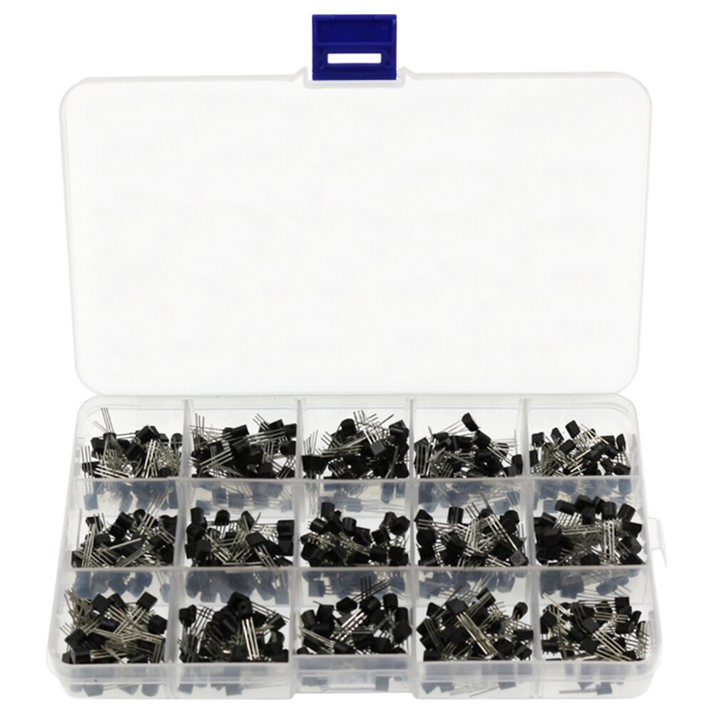 TO-92 Transistor Set 30-160V Transistor Assorted Kit 50-1000mA NPN/PNP ...