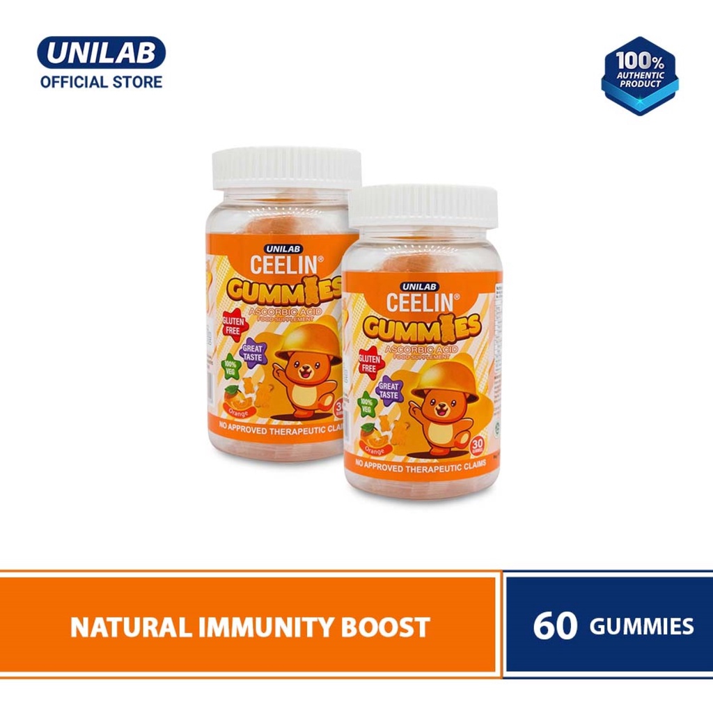 Ceelin Gummies 30s Bottle (Yummy Gummy Vitamin C) - set of 2 | Shopee ...