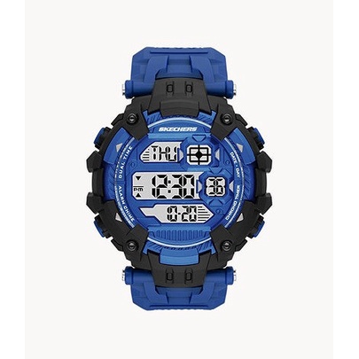 Skechers Pincay Blue Polyurethane Digital Watch SKC-SR1144 | Shopee ...
