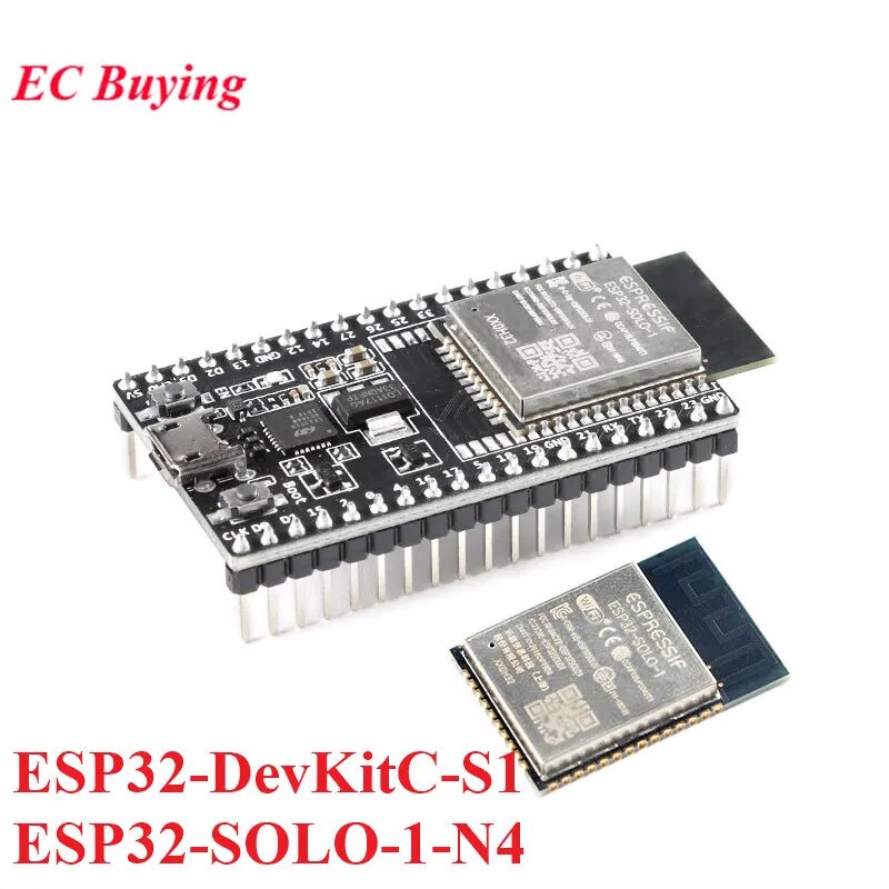 Esp32 Devkitc S1 Esp32 Devkitc Esp32 Solo 1 N4 Esp32 Solo 4mb Flash Wifi Bluetooth Compatible