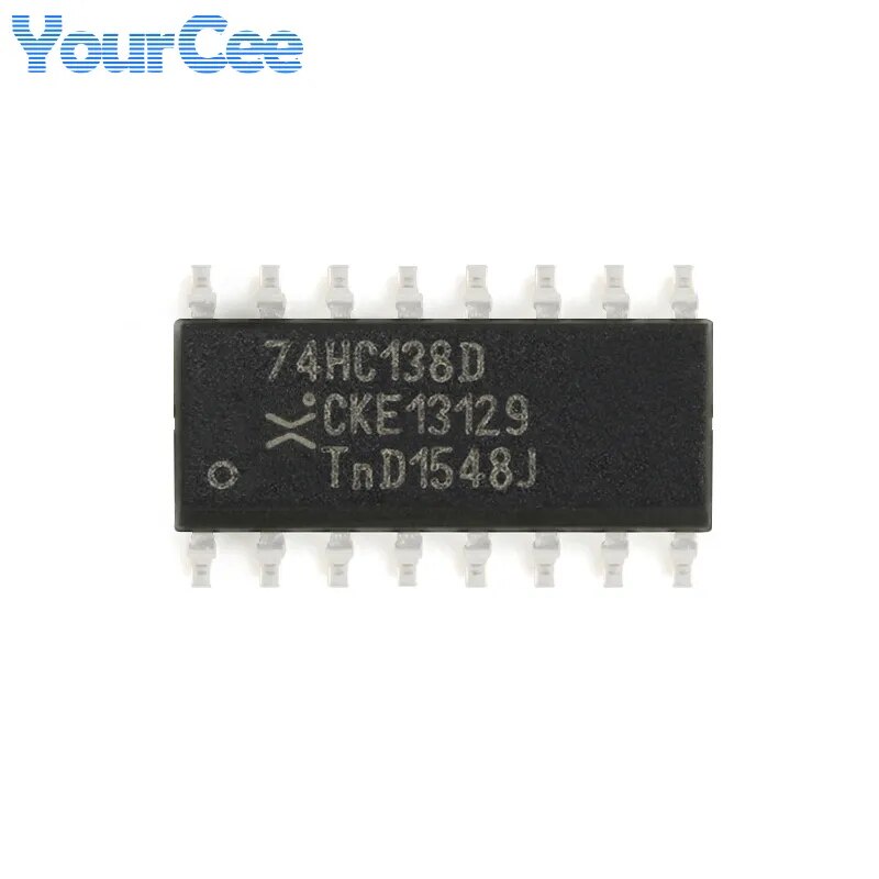 10pcs 74HC138 74HC138D,653 SOIC-16 3 To 8 Wire Decoder/Multiplexer ...