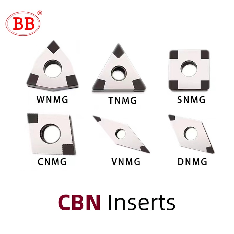 BB CBN Insert CNC Machining Lath Tool Cubic Boron Nitride Turning for Cast Iron Steel Cutting ...