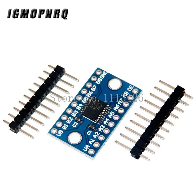 3.3V 5V TXS0108E 8 Channel Logic Level Bi-directional Converter Module ...