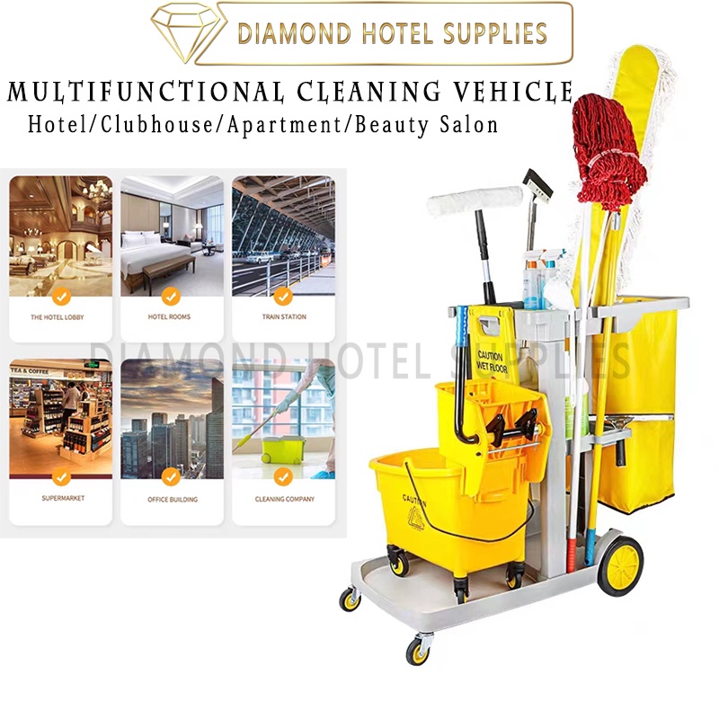 Cleaning Cart Multi Functional Movable Trolley Special Tools For ...