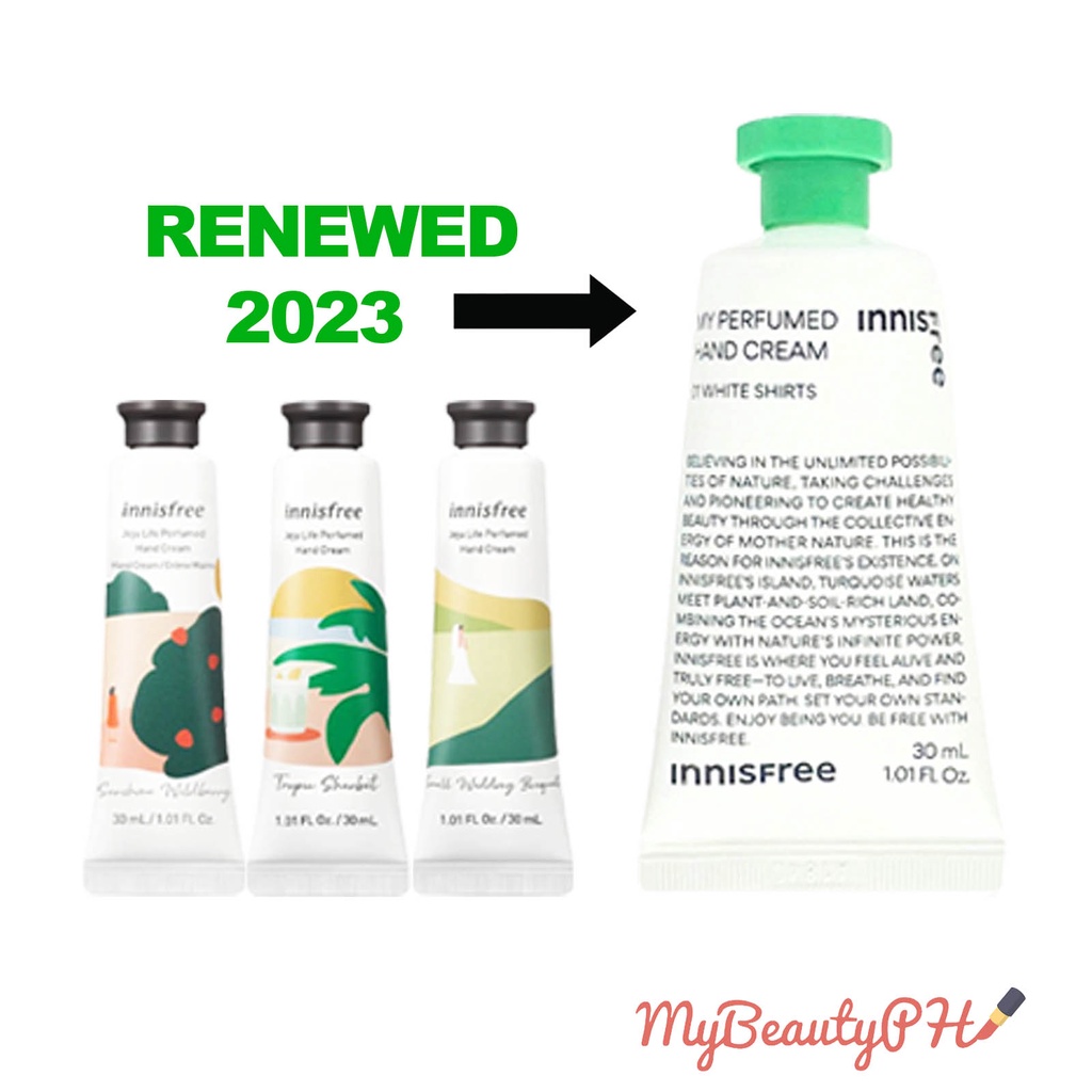 INNISFREE My Perfumed Hand Cream-30ml | Shopee Philippines