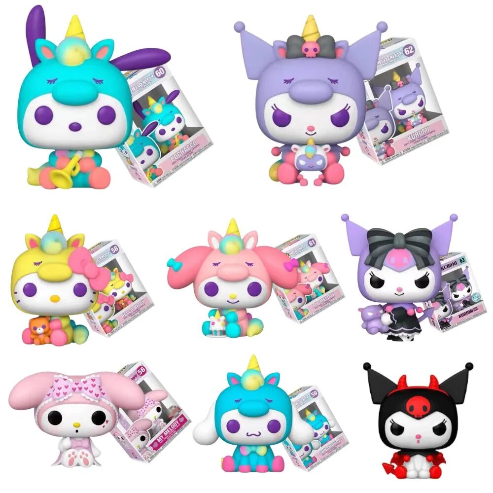 New Funko Kuromi Pink Melody 5658596061kuromi 62 6310cm Vinyl 6560