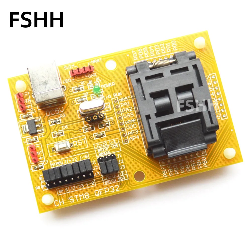 Ic Detect Stm8 Qfp32 Core Board Download Seat Test Socket Programmer