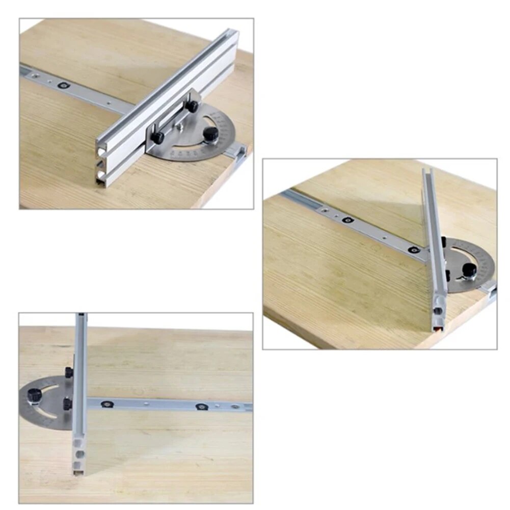 Woodworking Protractors Adjustable Angle Ruler Guide Rail Large ...