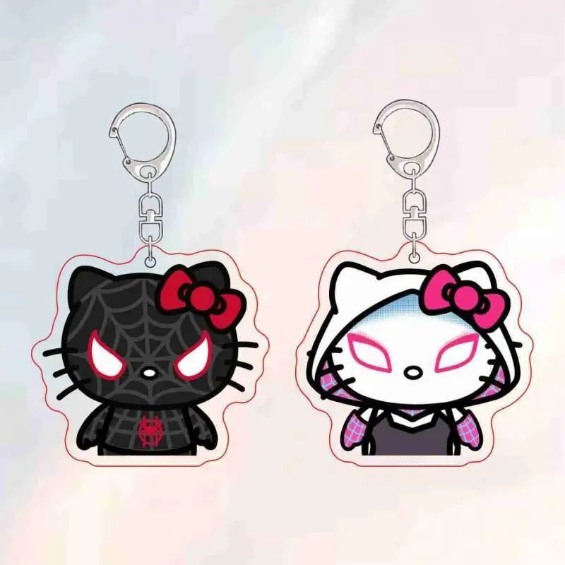 ☮Hello Kitty My Melody Kuromi Sanrio Cartoon Cute Spider-Man Parallel ...