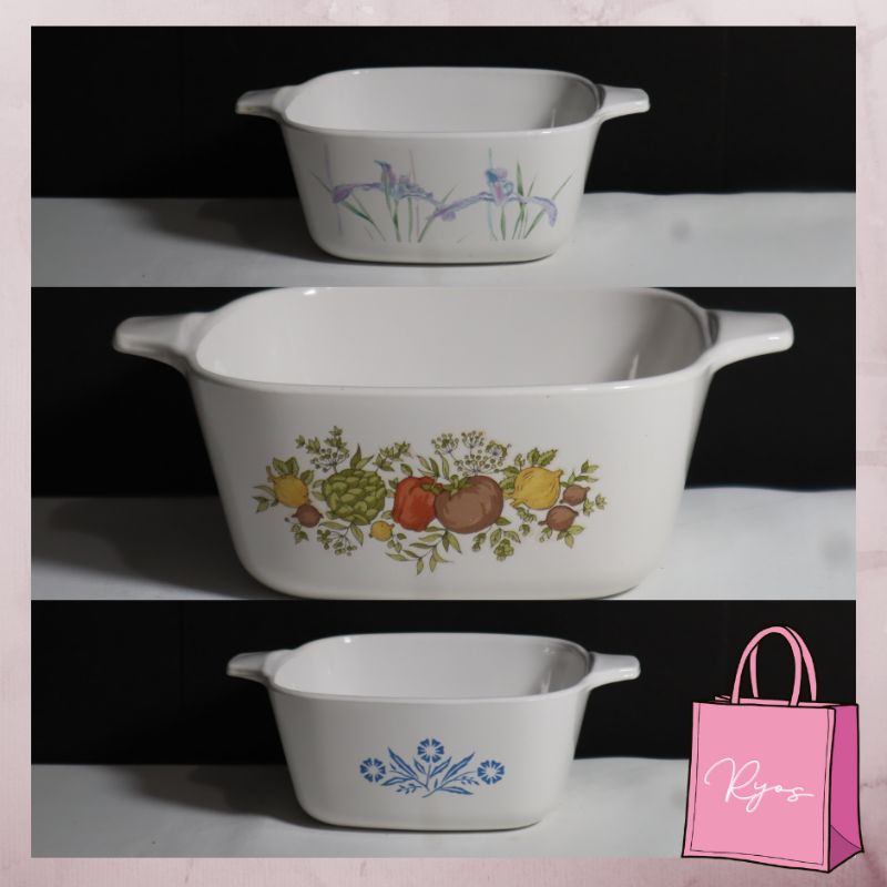 CORNINGWARE (P-43-B) 700 ml Casserole (PRELOVED) | Shopee Philippines
