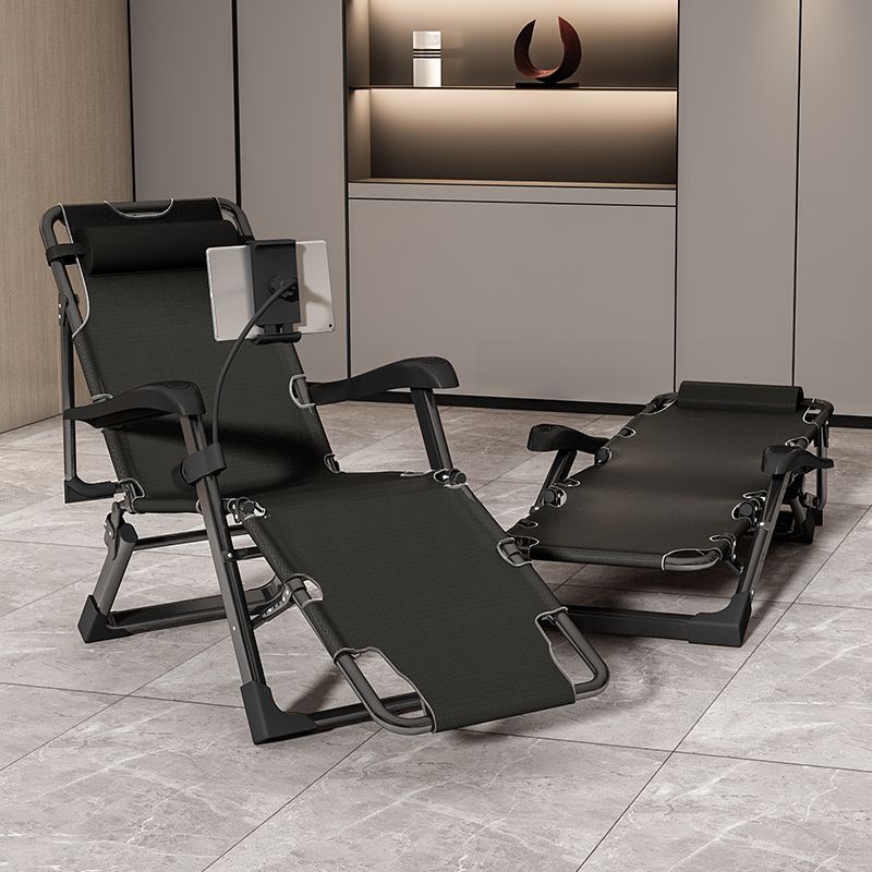 Recliner folding chair lunch break chair nap folding bed lazy sofa home ...