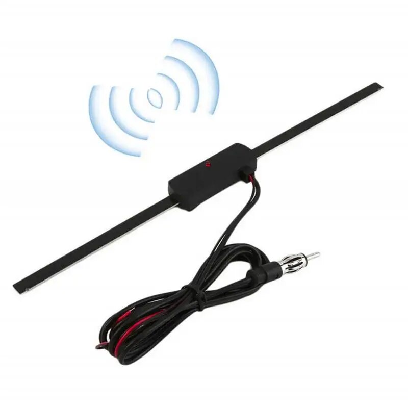 ☀Car Radio Antenna Universal 12V Digital Outdoor Antenna Amplifier ...