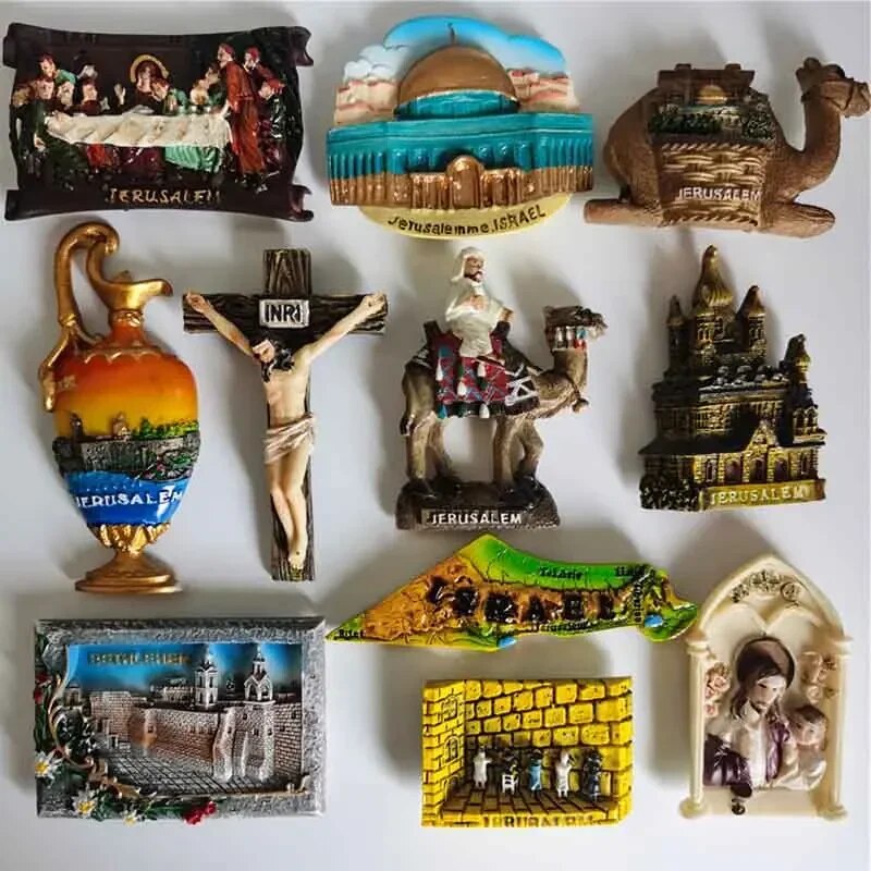 Palestine Israel Fridge Magnet Jerusalem The Last Meal Camel Tourist ...