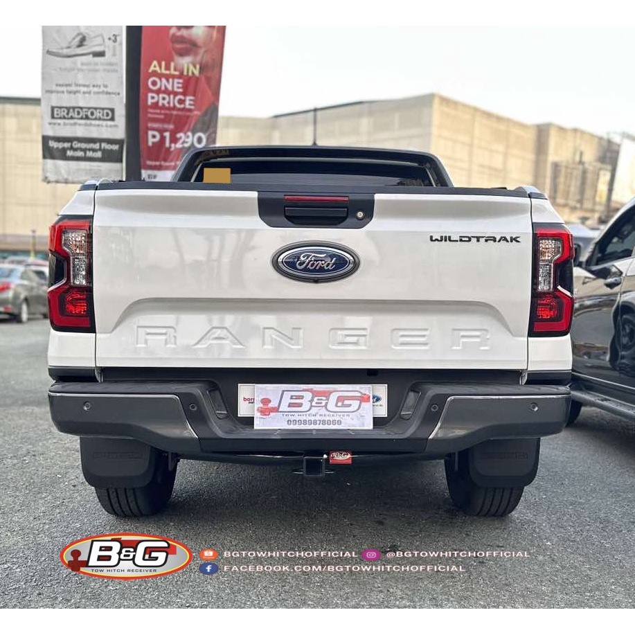 B&G Tow Hitch Receiver for Ford Ranger 2023-2024 Next Gen with free ...