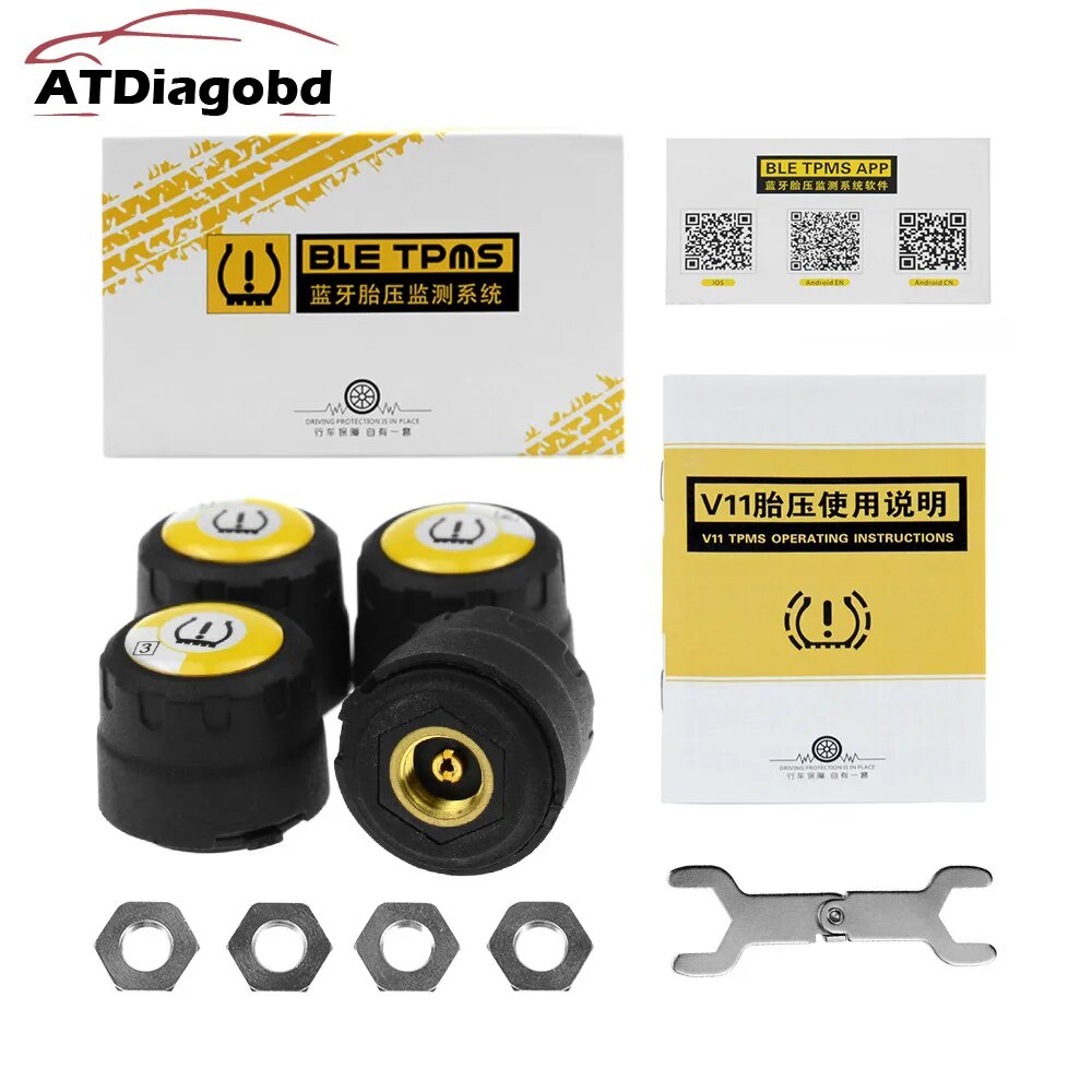 ღbest Quality Sensors Bluetooth 4 0bes Ble Tpms Low Energy Car External
