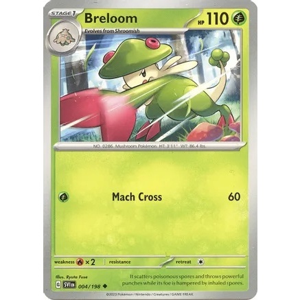 Pokemon TCG Breloom 004/198 Scarlet & Violet SV01 | Shopee Philippines