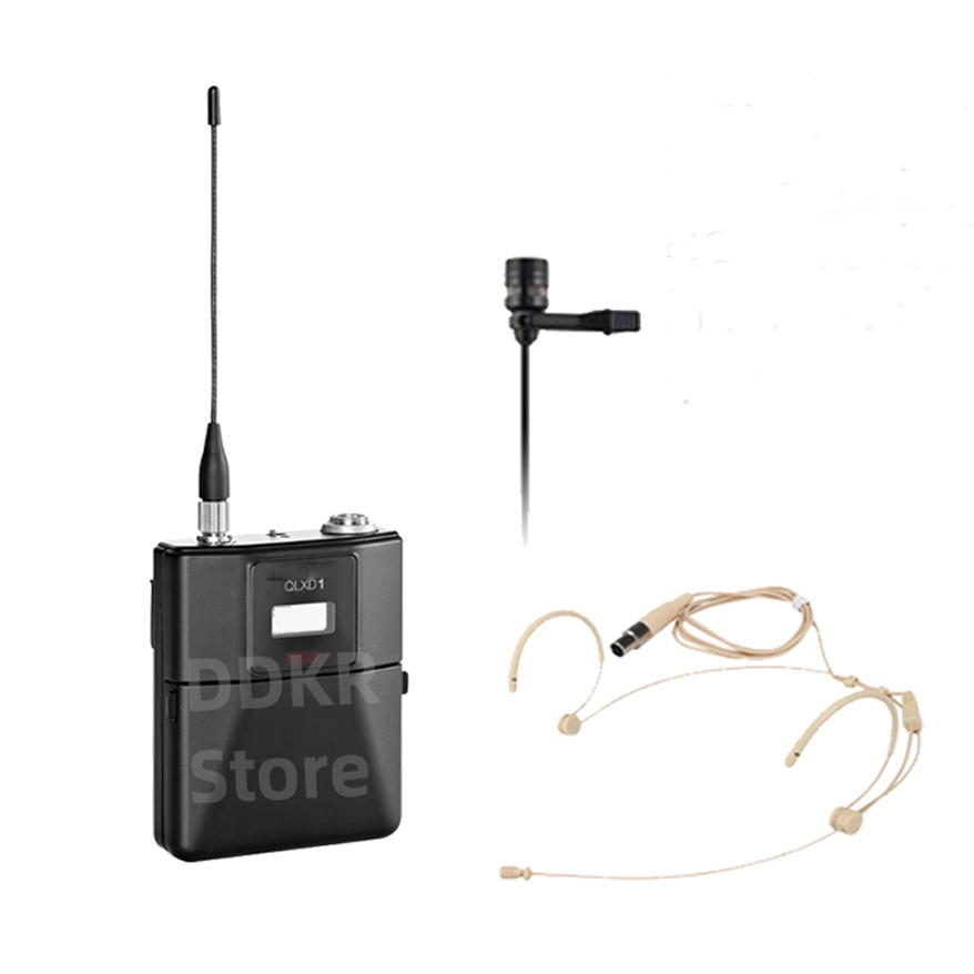 DDKR QLXD4 QLXD1 Professional Wireless Microphone Bodypack Lavalier ...
