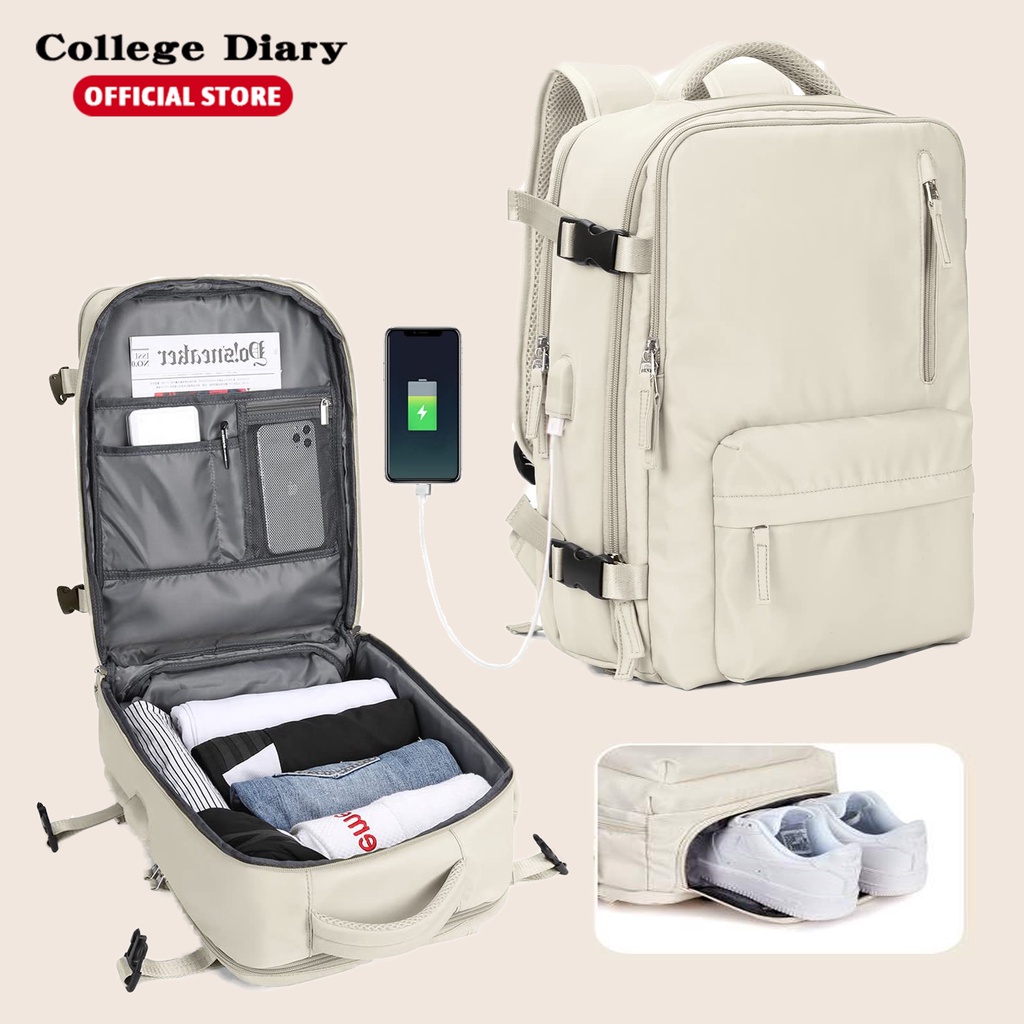 Waterproof Laptop Backpack 16 inch Multifunction Travel Backpack ...