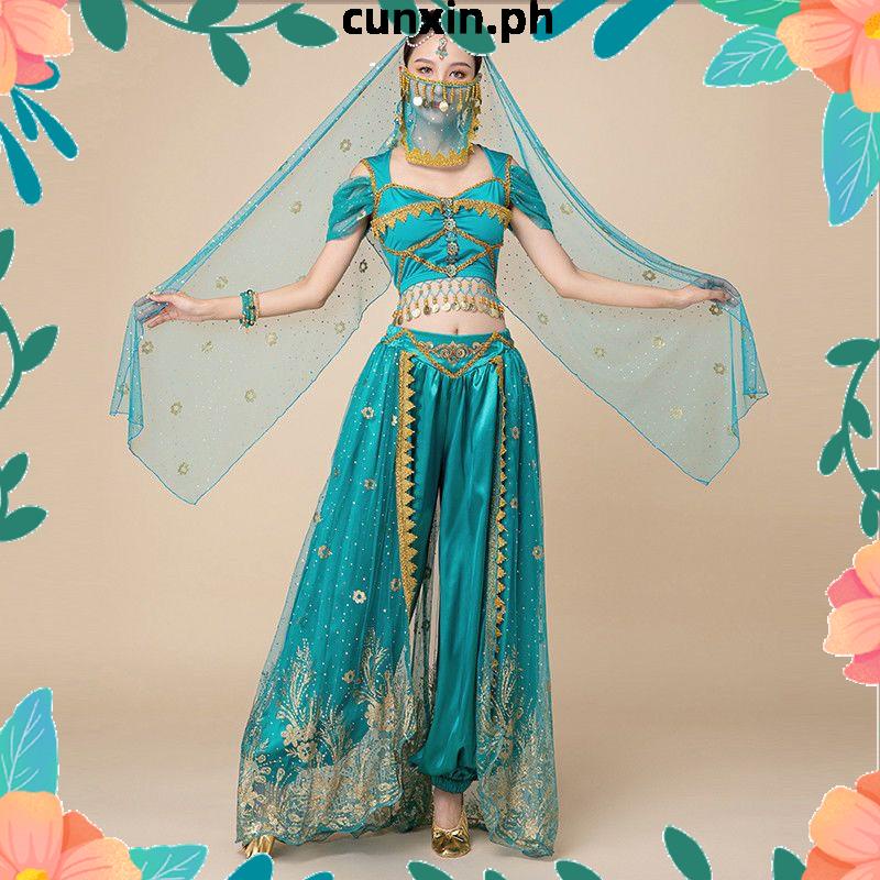 Indian Dance Costume Female Princess Jasmine High-End Costume Exotic ...