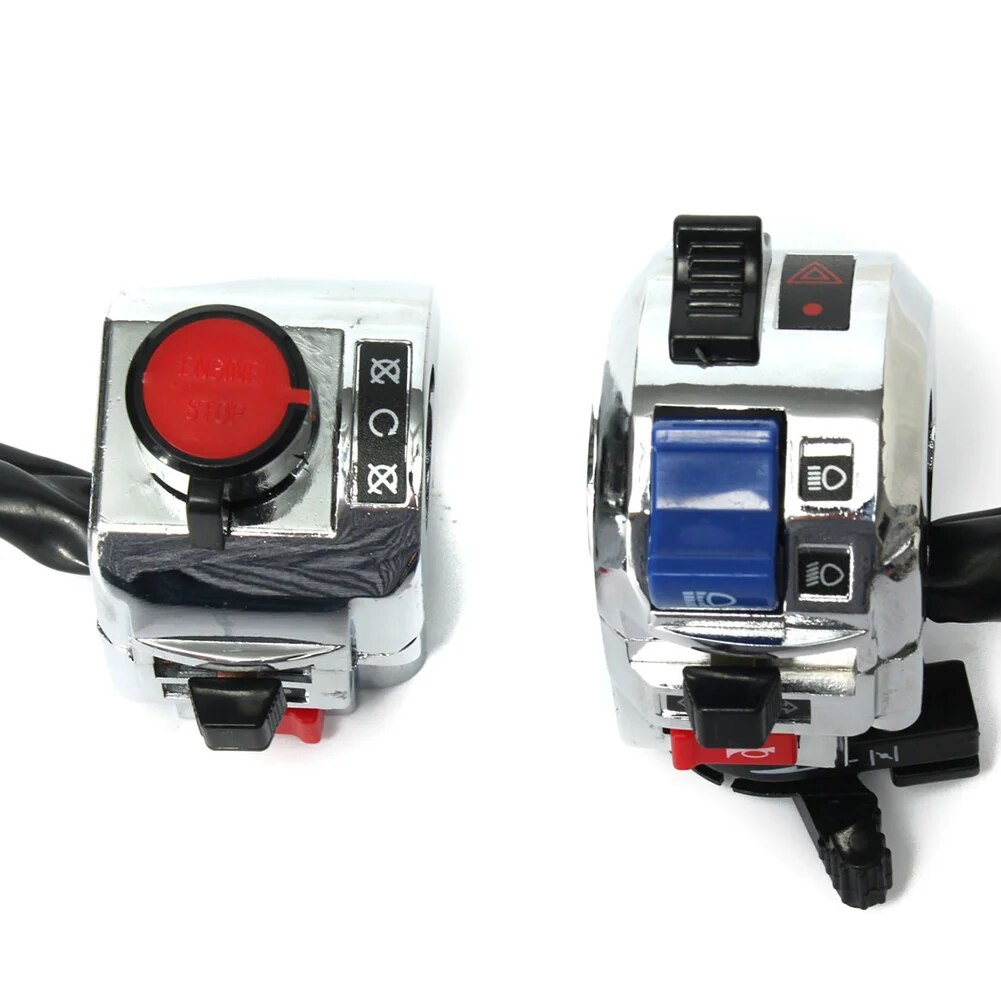 Motorcycle Part Horn Electrical Control Switch Integrated Handlebar ...