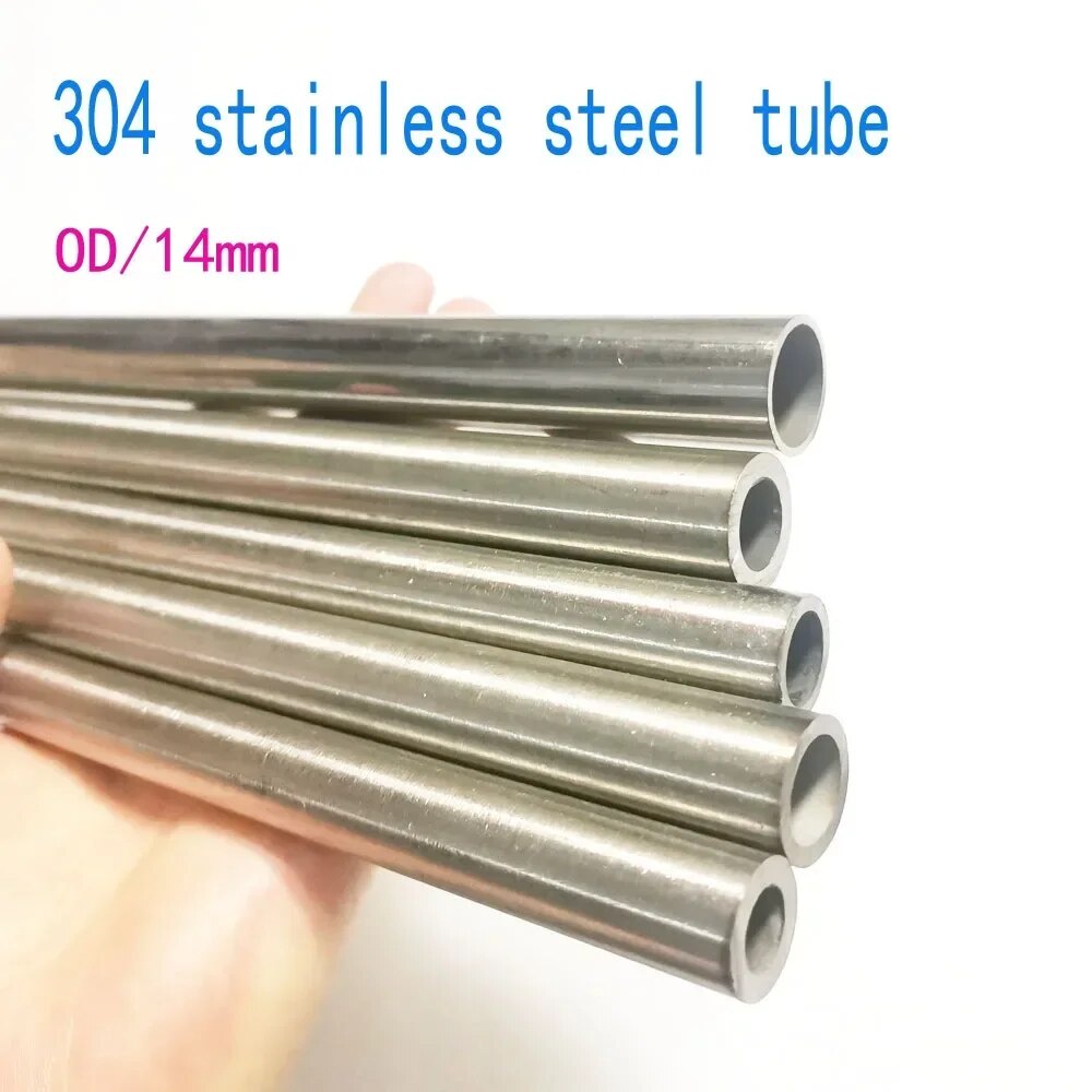 OD/14mm 304 Stainless Steel Tube Round Capillary Seamless Straight Tube ...