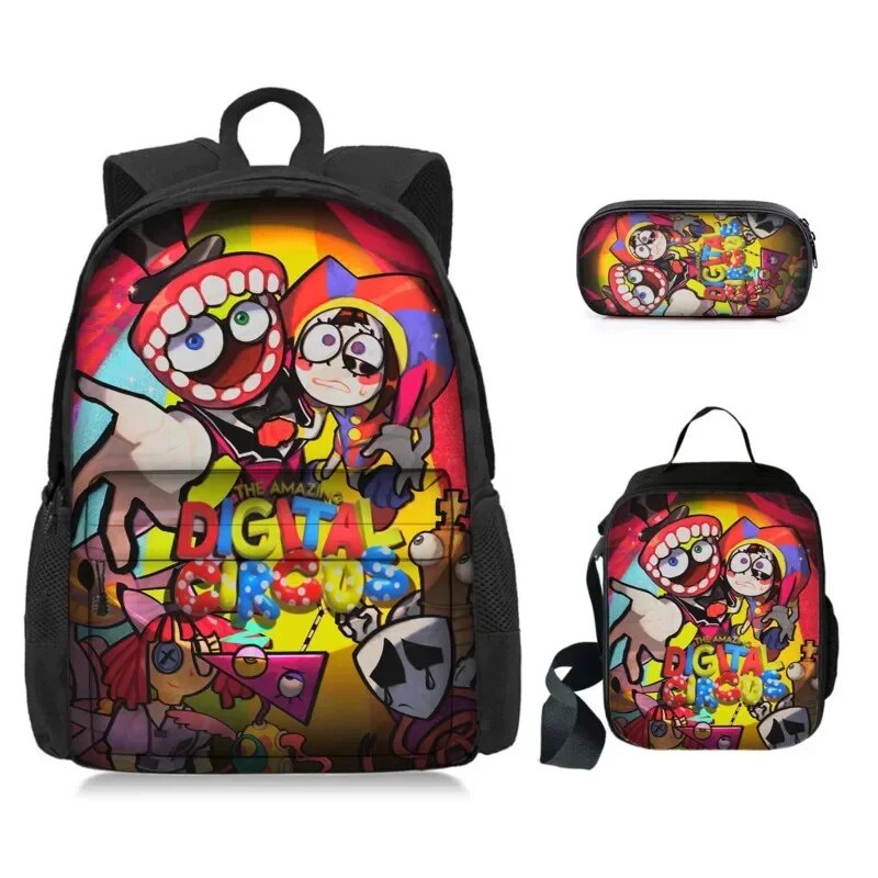 1/3PCS The Amazing Digital Circus Backpack Jax Digital Circus Clown ...