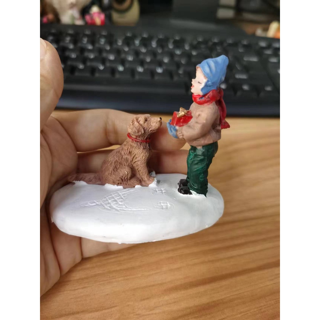 Resin figure mental psychological sand table game box court therapy ...