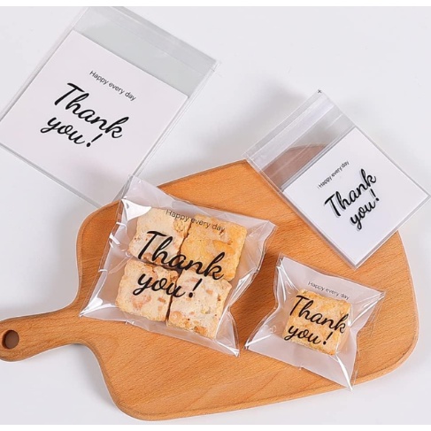 100 PCS Cookies and Candies Food Packaging Plastic Bags | Shopee ...