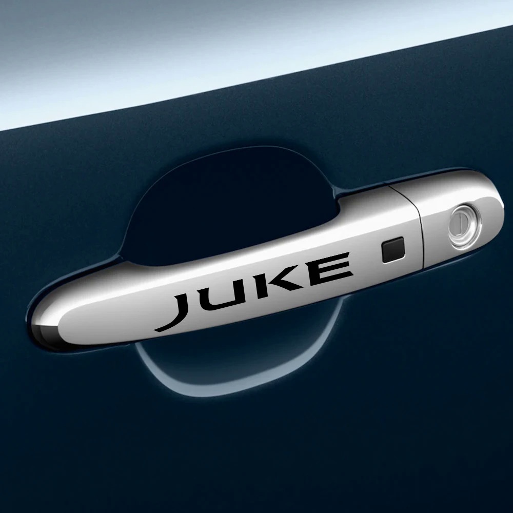 4PCS Car Styling Door Handle Decals Auto Decor Stickers For Nissan Juke ...