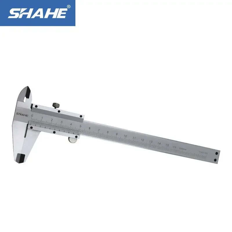 ☢0-150 mm Stainless Steel Vernier Caliper Scale Depth Gauge Gauge ...