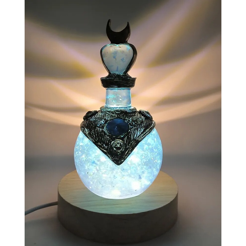 Creative Moon Magic Potion Bottle Mermaid Aura Desktop Decoration Elves