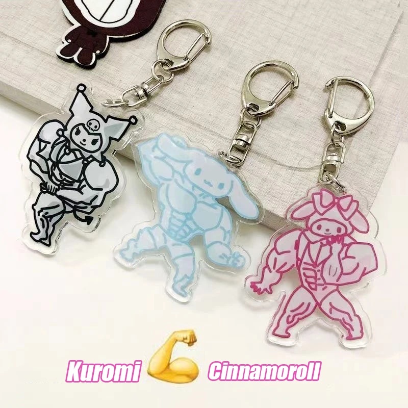 Kawaii Cinnamoroll Kuromi Keychain Y2K Cinnamoroll Halloween Kuromi ...