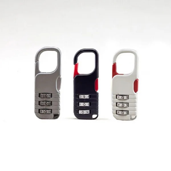 Code Number Lock Padlock For Luggage Zipper Bag Backpack Handbag ...