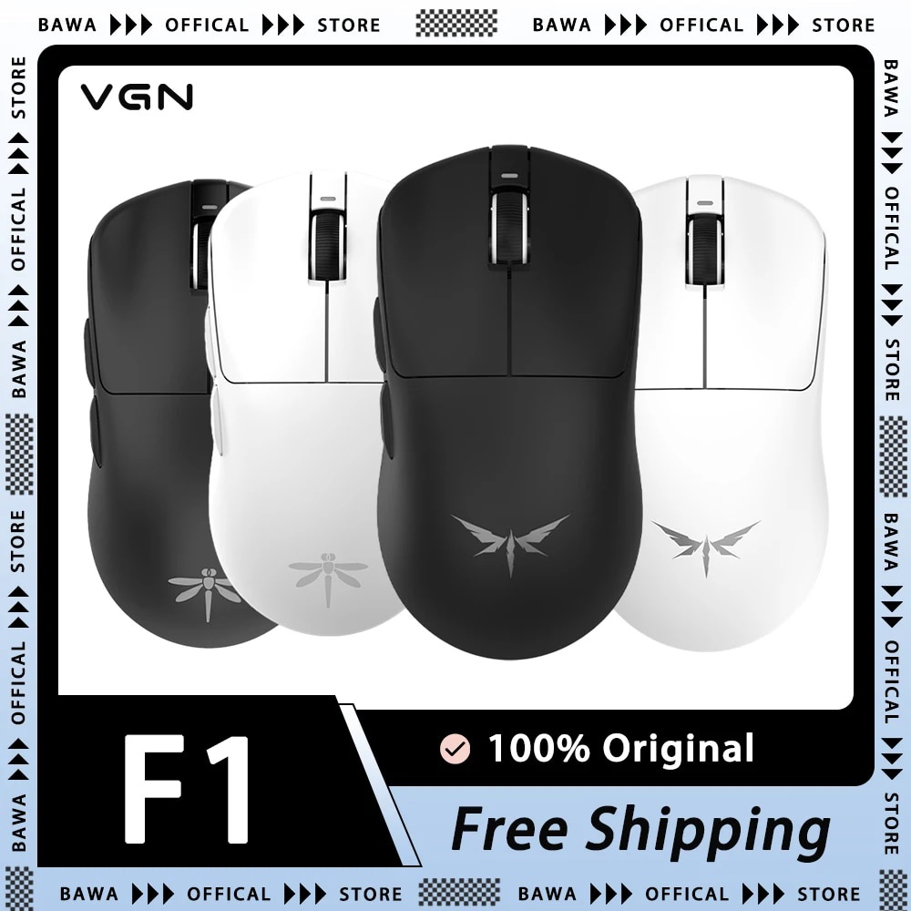 ☋Vgn Dragonfly F1 Moba Dual Mode Mouse F1 Pro Max Gaming Wireless Mice ...