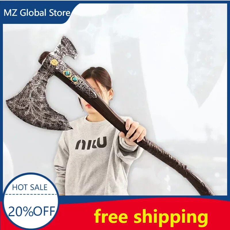 ☾93cm God of War Leviathan Axe Kratos God of War: Ragnarok Axe Weapon ...