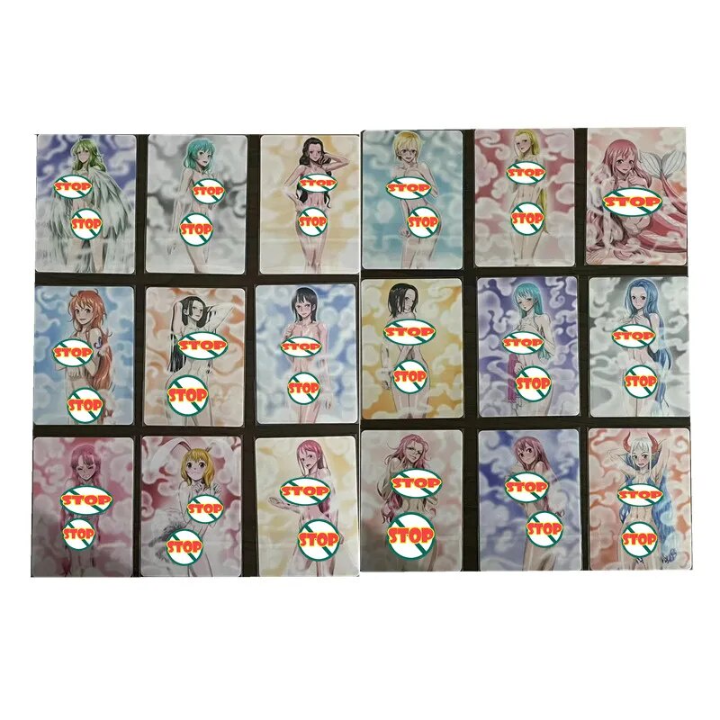 ☞New 18pcs/set Anime One Piece Nami Robin Hancock Uta Cute Angel Girl ...