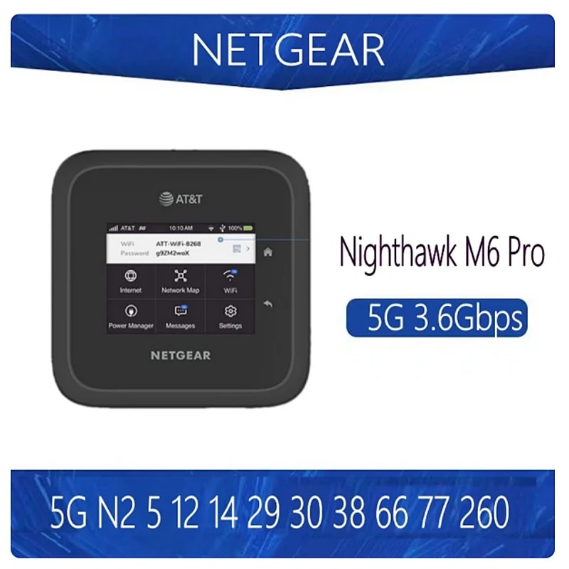Unlocked Netgear Nighthawk MR6500 M6 Pro Unlocked WiFi Router Global 5G ...