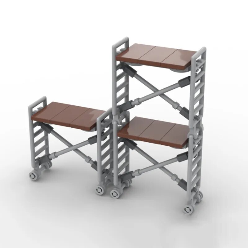 Scaffolding DlY WW2 German Military Sentry Tower Shelf With Stairs ...