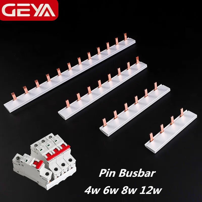 GEYA 1.4mm Copper Busbar for 1 Pole Circuit breaker PIN & FORK TYPE MCB ...