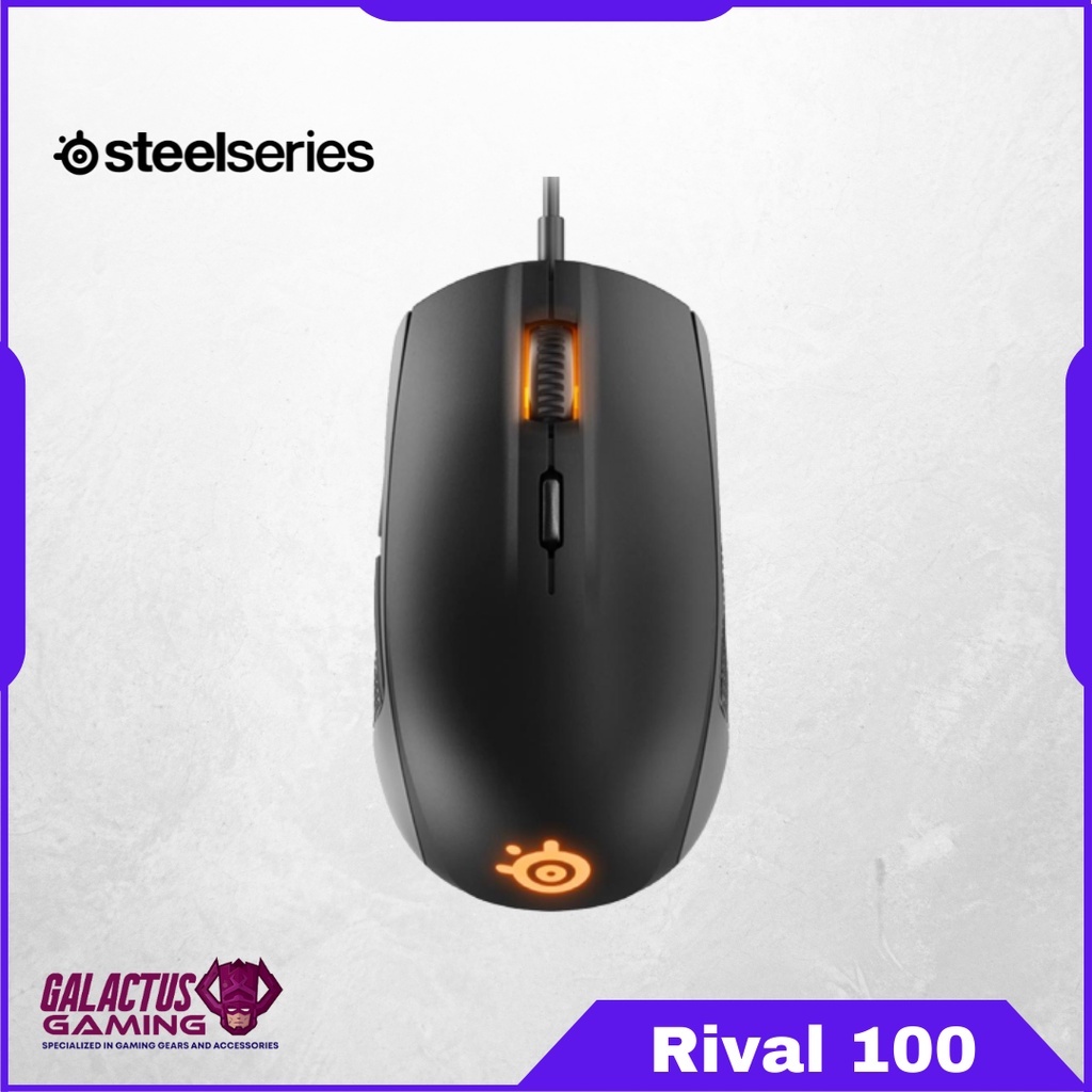 SteelSeries Rival 110 Illuminated 6-Button Optical Gaming Mouse ...